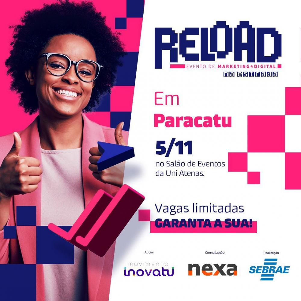 Inscrições abertas para o Reload na Estrada em Paracatu